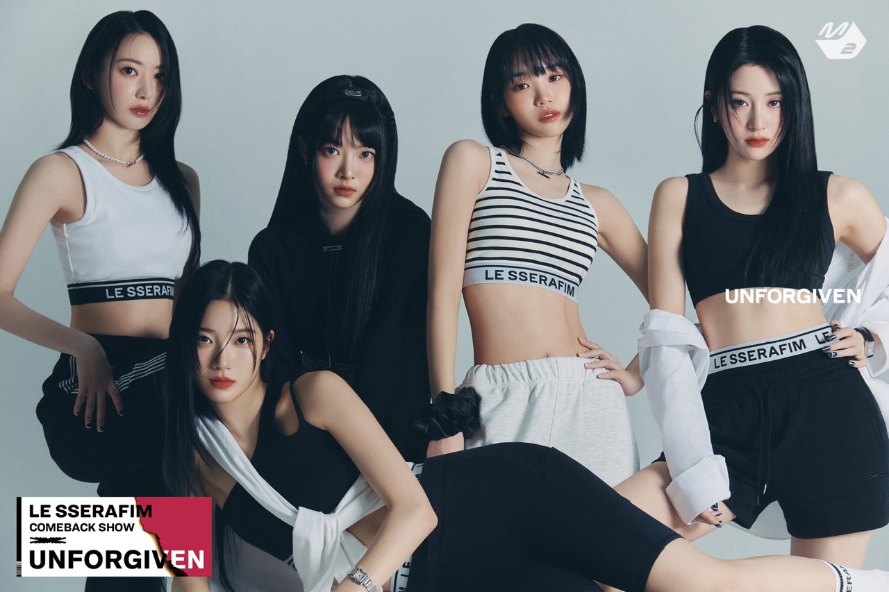 르세라핌, 5월 1일 Mnet M2 컴백쇼 'UNFORGIVEN' 개최…신곡 무대 최초 공개