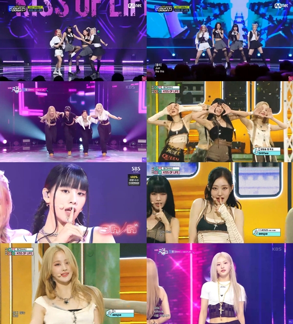 키스오브라이프, 완성형 괴물 신인의 등장…데뷔 첫 주 활동 성료